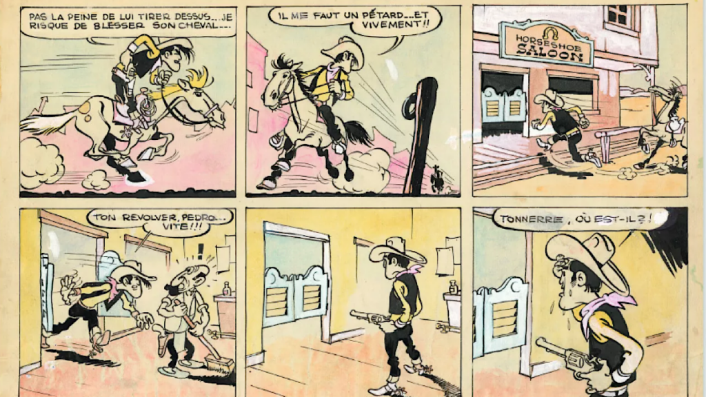 Cómics: las aventuras de Lucky Luke, el "vaquero solitario" creado por ...